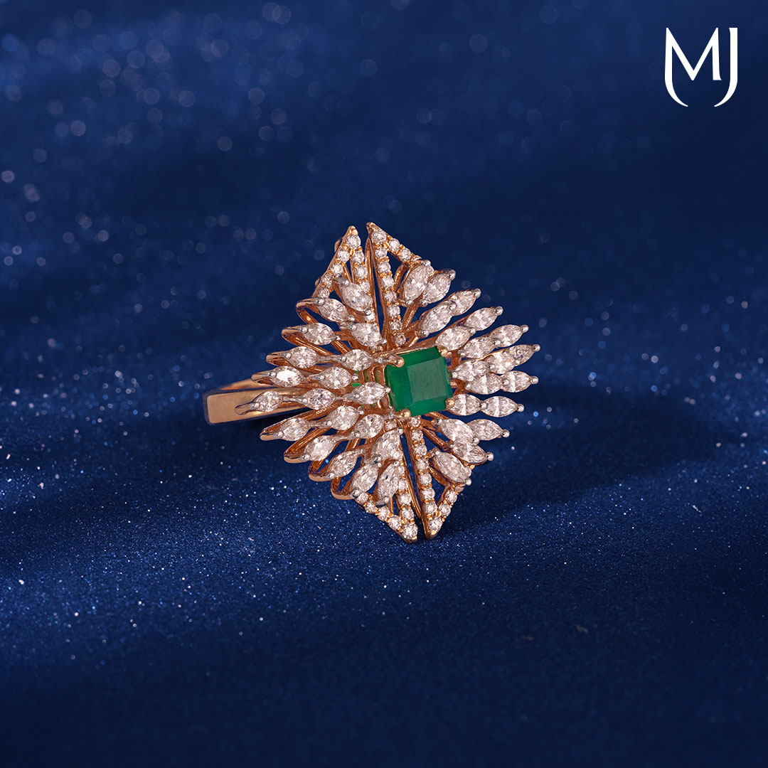 Buy Real Diamond Ring Online | Real Diamond Ring by Manubhai.